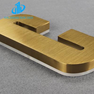 Hot Sellingized Outdoor Waterproof Metal Stainless Steel Led Backlit Letters