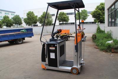 Cina Trattore elettrico a basso rumore di rimorchio 3 tonnellate con la guardia sopraelevata/l'esposizione multifunzionale in vendita