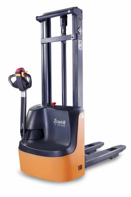 Cina carrello elevatore elettrico di altezza di 1.6m, sistema di azionamento orizzontale elettrico a basso rumore del carrello elevatore a forcale in vendita