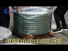 Cold / Hot Rolled Stainless Steel Strip Coil AISI JIS Hairline Polished Finish
