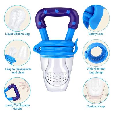 Cina Alimentatore sicuro della frutta fresca del bambino del silicone del commestibile di BPA FreeReusable Teether per l'infante in vendita