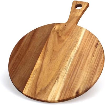 Cina Acacia servente rotonda del bordo del Charcuterie di colore di legno del bordo tagliere di legno con la maniglia in vendita
