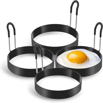 Cina Muffa del pancake per la frittura le uova e dell'uovo rotondo di acciaio inossidabile dell'omelette che cucina gli anelli in vendita