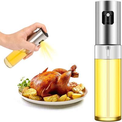 China Transparent 100ml Glass Olive Oil Spray Bottle Multifunction à venda