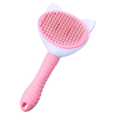 China Escova de aço inoxidável feita sob encomenda do removedor do cabelo do animal de estimação dos eletrodomésticos para o gato do cão à venda