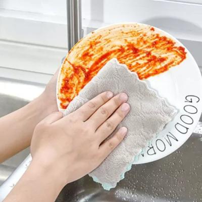 Cina Asciugamani di piatto ultra assorbenti bibuli di Coral Velvet Bulk Kitchen Supplies Microfiber in vendita