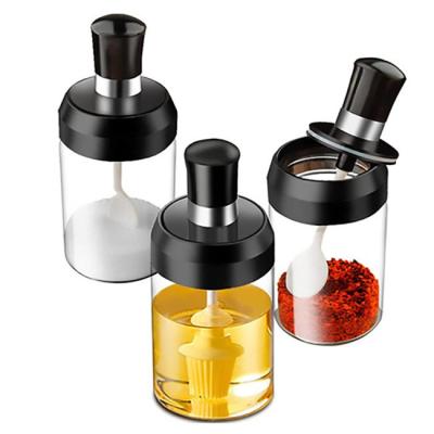Cina la cucina Sugar Salt Spice Storage Containers stona con il cucchiaio in vendita