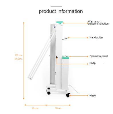 Cina Lampada uv mobile di disinfezione, economia di spazio antibatterica ultravioletta della lampada in vendita