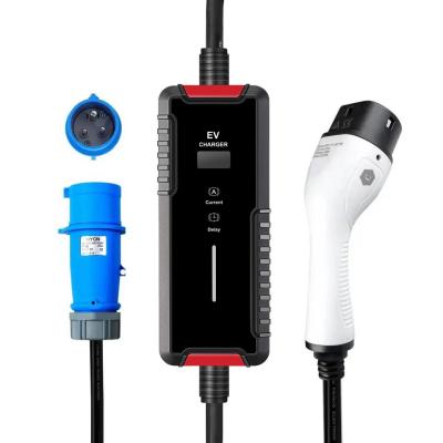 中国 IEC 62196の&とのEVCOME Evの充電器のポータブル最高32A Ajutable 3.6KW 7KW 11KW;SAE J1772の&GBT 20234 販売のため