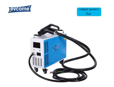 中国 レベル 2 220v 携帯用 240 ボルト EV 充電器 Tesla Ccs 16 Amp 制御 Casse 保護用 販売のため