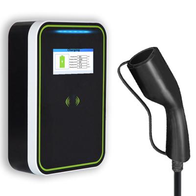 中国 Evの充電器の壁箱7KW 32 Amp 19.6ftケーブルの携帯用プラグ アンド プレイ220V evのcharer OEM ODM 販売のため