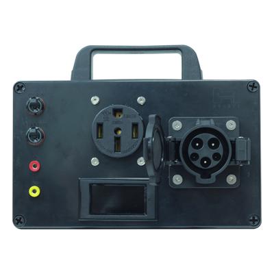 中国 ev charger tester portable 50A ev charger connector with Type 1 socket OEM ODM 販売のため