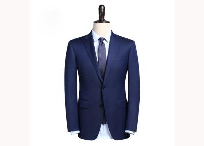 Cina Il vestito blu dei singoli uomini scuri di Breasted, vestiti piani dello smoking delle tasche per nozze in vendita