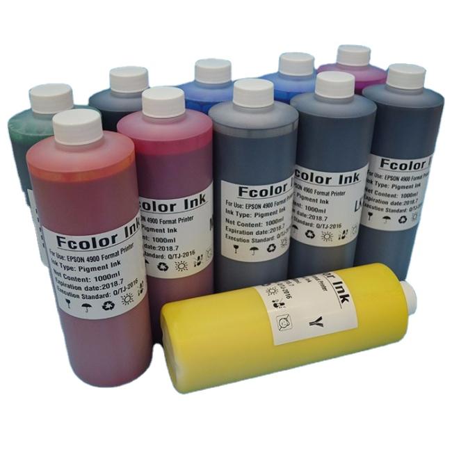 FCOLOR Ink packaging options and sizes available