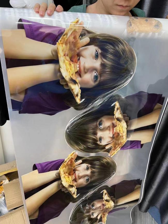 DTF PET Film sample result
