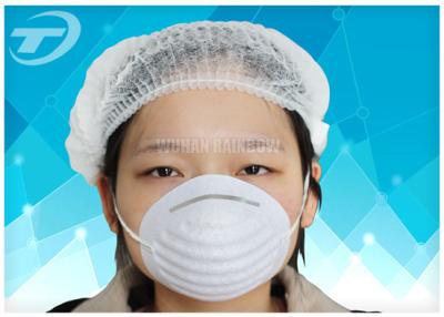 Cina Maschera di polvere eliminabile con la banda elastica, fatta da tessuto non tessuto, bianco in vendita
