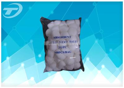 Cina Batuffoli di cotone medici dentari assorbenti che assorbono forma rotonda del sangue in vendita