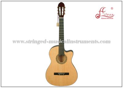 China La guitarra cortada clásica del palo de rosa Spruce de la madera contrachapada con el nilón ata la longitud de 650m m en venta