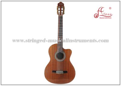 Cina Chitarra di nylon classica tagliata della corda con il materiale del palissandro del compensato di Sapele in vendita
