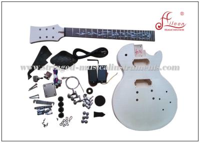 中国 LP 様式のシタンの 指板 が付いている固体 Basswood DIY のエレキ ギターのキット 販売のため