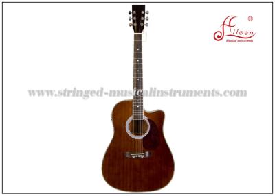 China 41 pulgadas ataron la guitarra del ecualizador de banda del corte 4 de la madera contrachapada de Sapeli de los instrumentos musicales en venta