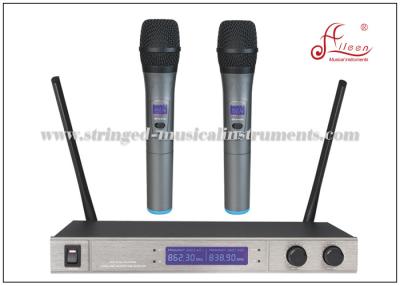 Cina Rapporto senza fili degli audio altoparlanti >100dB S/N del microfono di frequenza ultraelevata MIC FM del ricevitore doppio in vendita