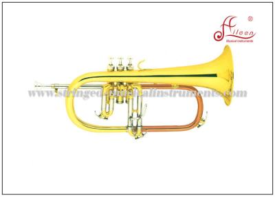 China La llave de cobre amarillo 11.3m m del Bb de Flugelhorn de la válvula rotatoria de los instrumentos musicales agujerea ISO9001/CQM en venta