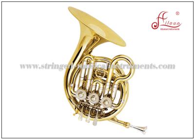 China Instrumentos musicales de cobre amarillo de la mini trompa del tono del Bb para los estudiantes/los principiantes en venta