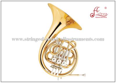 China El Bb de cobre amarillo 3 de los instrumentos musicales de la trompa del estudiante cierra el oro laqueado en venta
