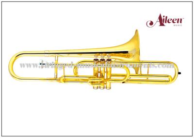Cina Trombone d'argento degli strumenti del brass band di tenore della lacca con lo scorrevole di sintonia d'ottone giallo in vendita
