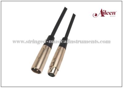 Cina Il nero Maschio-femminile 6mm cavo a spirale del microfono di XLRm o di XLRf (AL-M016) in vendita