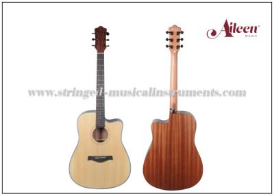 China 41“ Net triplex, hoogste Rozehout Fingerboard en Zwarte ABS die Akoestische Gitaar binden Te koop