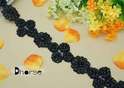 Китай Черное кристаллическое уравновешивание Applique страза, утеска страза для платьев продается