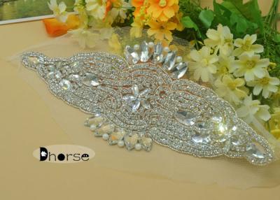 Cina Bling Bling cuce sugli applique a cristallo del vestito da sposa per la decorazione in vendita