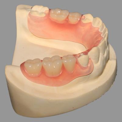 China Casting Pink TCS Flexible Partials with Excellent Retention for sale