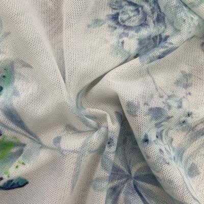 China Durable Nylon Jacquard Printed Polyester Spandex Mesh Unique Waterproof Knitted Design for Girls' Dresses and Costumes for sale