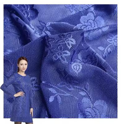 China 100% Nylon Hand-Embroidered Lace Printed Mesh Fabric for Women's Dresses & Trousers Breathable Woven Technics for Boys & Girls for sale