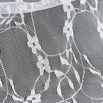 China Women's Eco-Friendly Jacquard Table Cloth Spot Polyester Connected Flowers Computer Embroidered Mesh Dress Clothing Accessories for sale