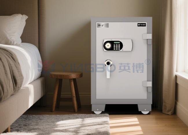 Safe box being used in commercial setting