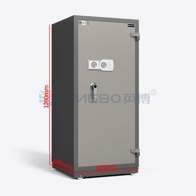 China 235KG Anti-Fire Safe Box Double Keys Lock Solid Steel Latches Secure Your Valuables for sale