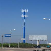 Cell Antenna Telecom Hot Dip Galvanized Monopole Tower 10 -60 M china Cell Antenna Telecom Hot Dip Galvanized Monopole Tower 10 -60 M