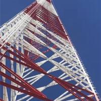 Quality Self Supporting Cell Phone Antenna Fm Broadcast Radio Station Communications Iron Three Legged Tower for sale
