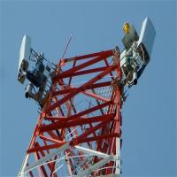 Quality 30m Galvanized Steel 3 Legged Angular Steel Tower Single Mast Communication Antenna Tower for sale