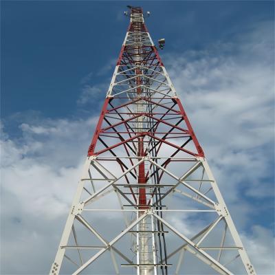 Self Supporting Long Range Cordless Phone Telecom Steel Tower Transmitter