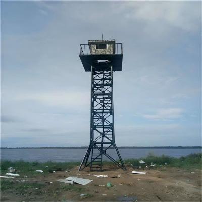 3m 5m 8m 10m 15m Hot Dip Galvanized Fire Watchtower Customized Four Leg Elevated