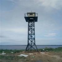 Quality Observation Tower Lattice Angular Steel Platform Mountain Forest Outlook Fire Watchtower for sale