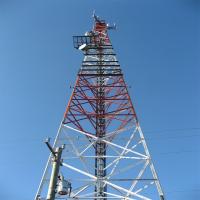 Quality 3 Legged Angular Steel Tower 20M -65 M Mast Pylon Iron Telecommunication Angular Tower for sale