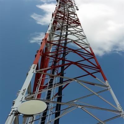 3 Legged Angular Steel Tower 20M -65 M Mast Pylon Iron Telecommunication Angular