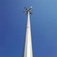 Quality Wifi Phone Signal 5G Cell Base Station Steel Telecom Monopole Tower 5 10 20 25 30 35 40 Meter for sale