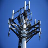 Quality Iron Wifi Cell Phone Antenna Tower 25m 40m Height Network Mobile Gsm Communication for sale